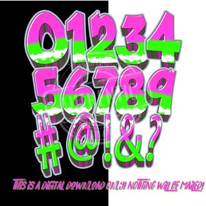 Graffiti PNG Alphabet Set - Vibrant, Colorful Alpha Bundle With ...