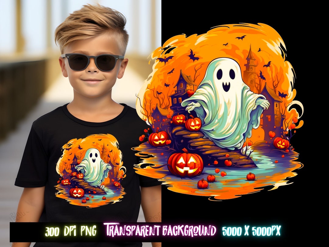 Kids Halloween Png Design for Sublimation, Dtf and T Shirt Designs ...
