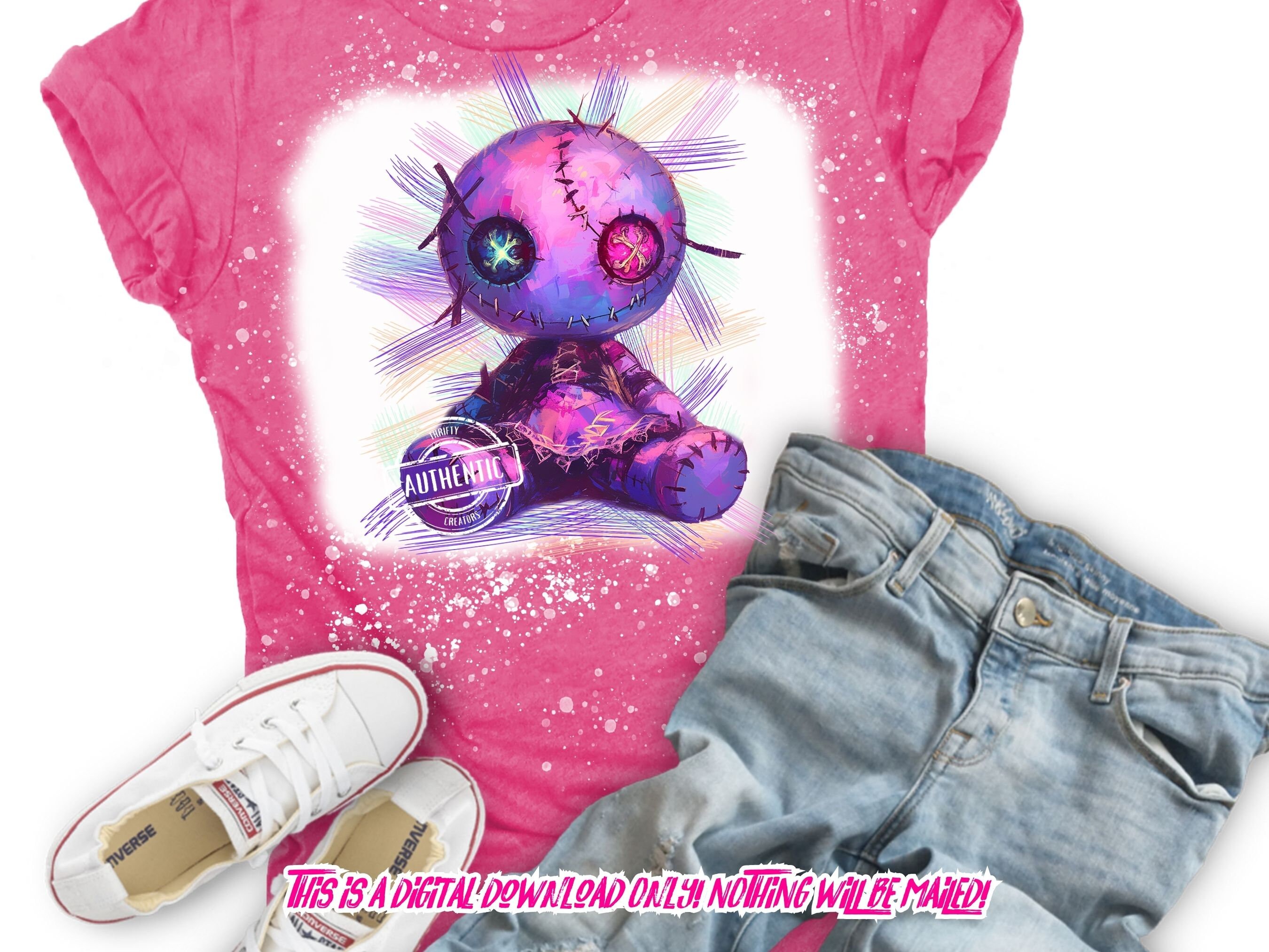 Purple Voodoo Doll Png for Colorful Dtf Design. Colorful Png Mugs and ...