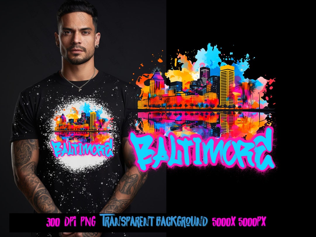 Baltimore Graffiti PNG, Urban Streetwear Design (digital Download) - Etsy