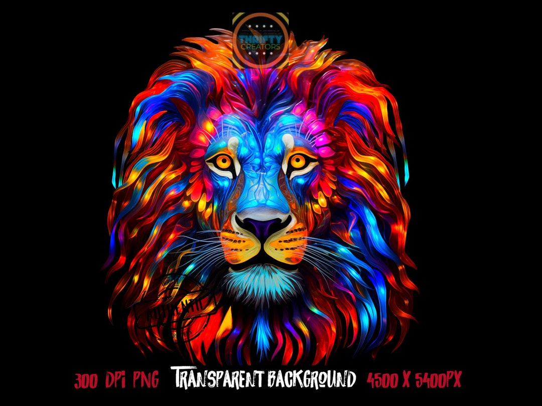 Lion Dtf Designs, Dtf Images, Sublimate Designs, Png File for Sublimate ...