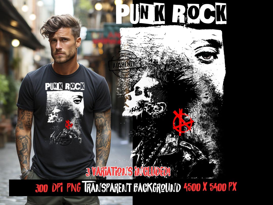 Punk Rock Design, Punk, T-shirt Design, Dtf Designs, Punk Rock, Grunge ...