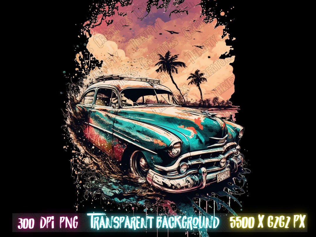 Retro Sublimation Design for Shirts, Colorful Png Sublimation Designs ...