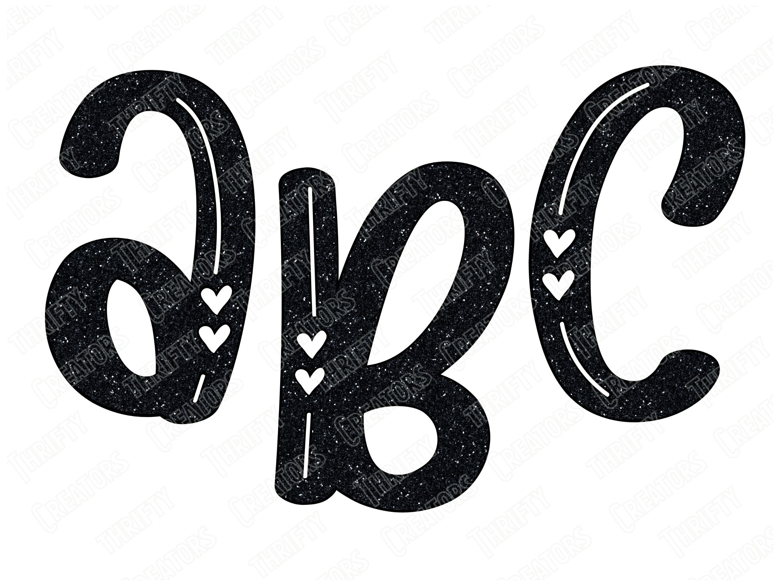 Black PNG Letters, Doodle Black Alphabet, PNG Doodle Letters Set PNG ...