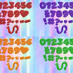 Bright Doodle Alphabet, PNG Bundle, Doodle Sublimation, Alpha Set ...