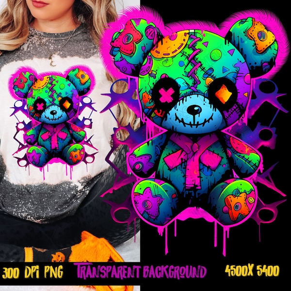 Zombie Teddy Bear - Etsy UK