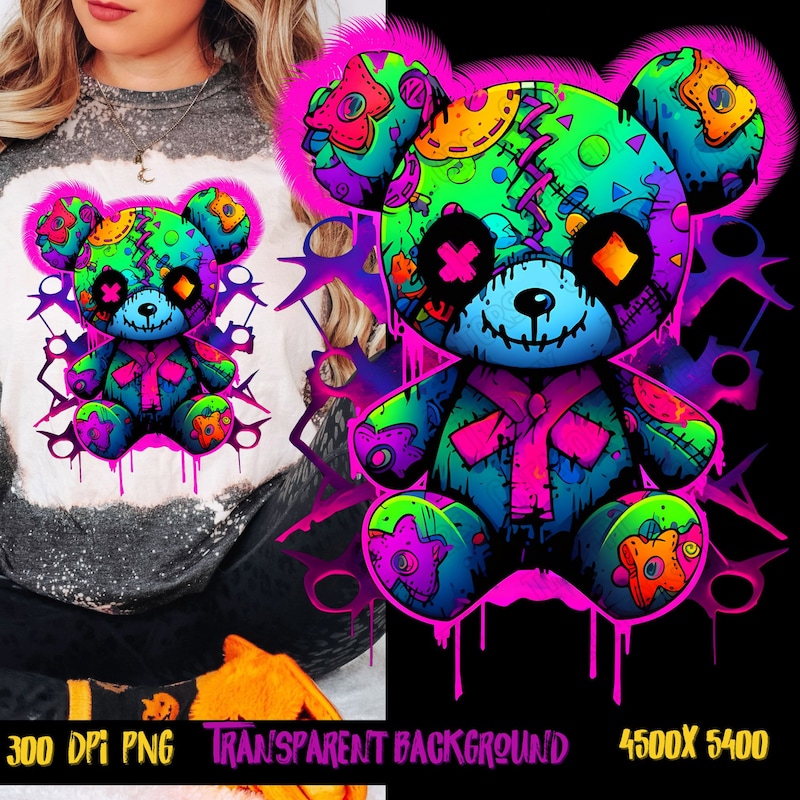 Zombie Teddy Bear - Etsy UK