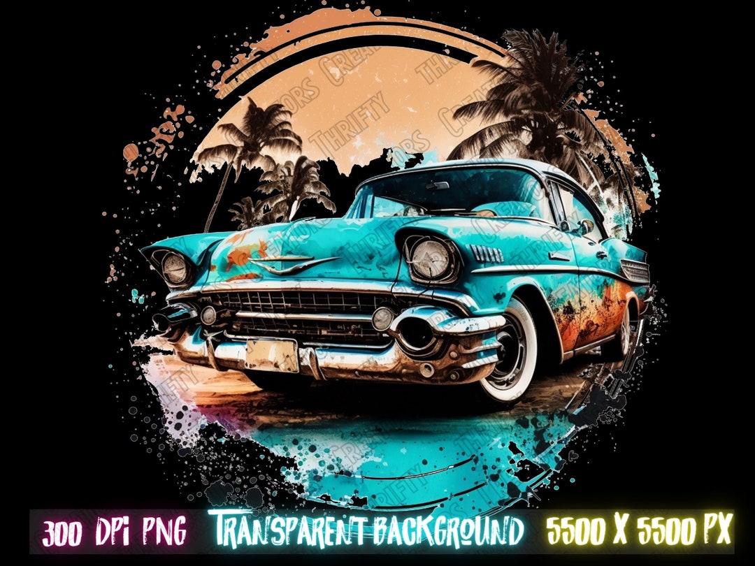 Retro Sublimation Design for Shirts, Colorful Png Sublimation Designs ...