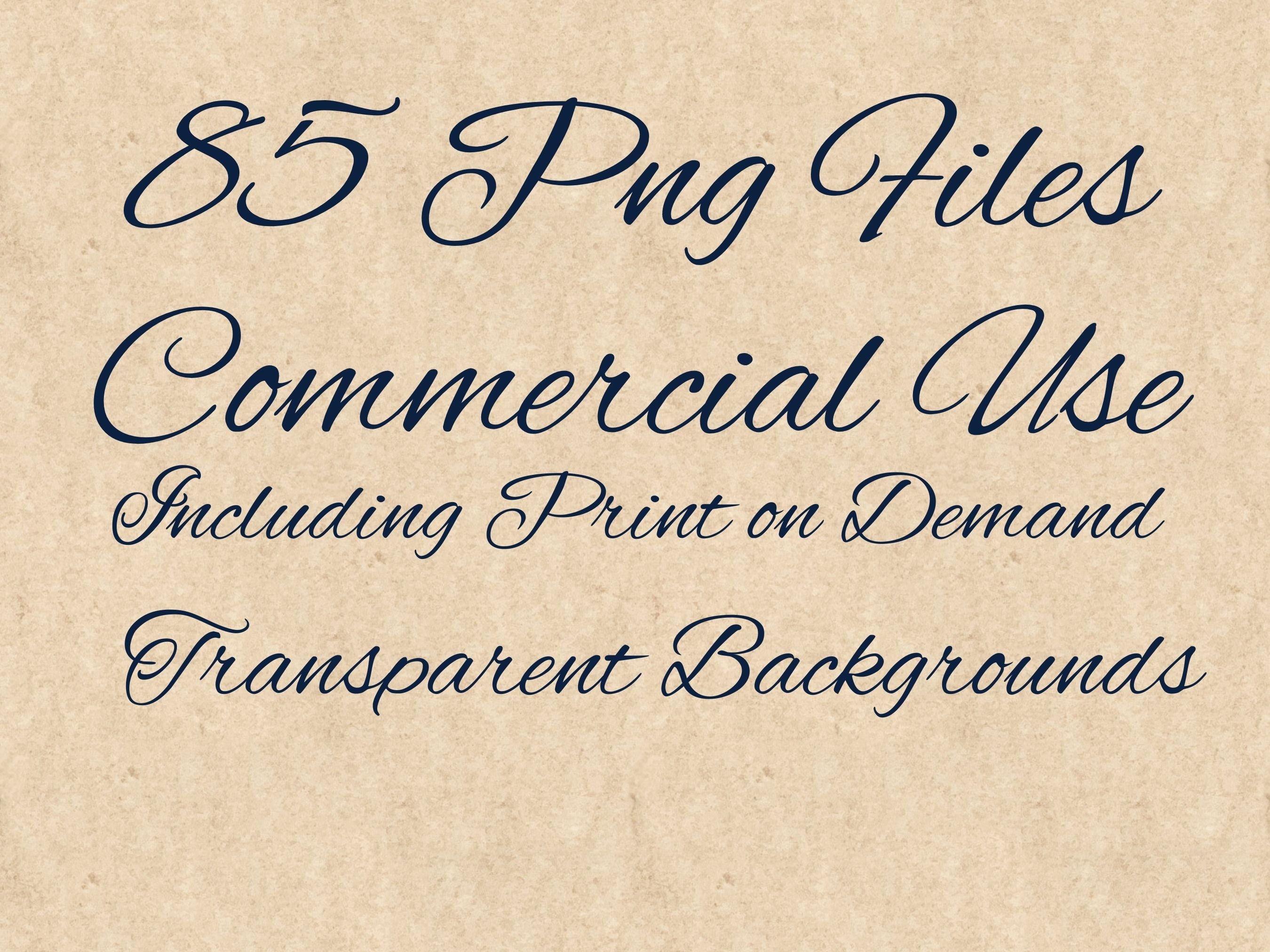 Calligraphy Letters for Digital Art Sublimation Designs - Etsy