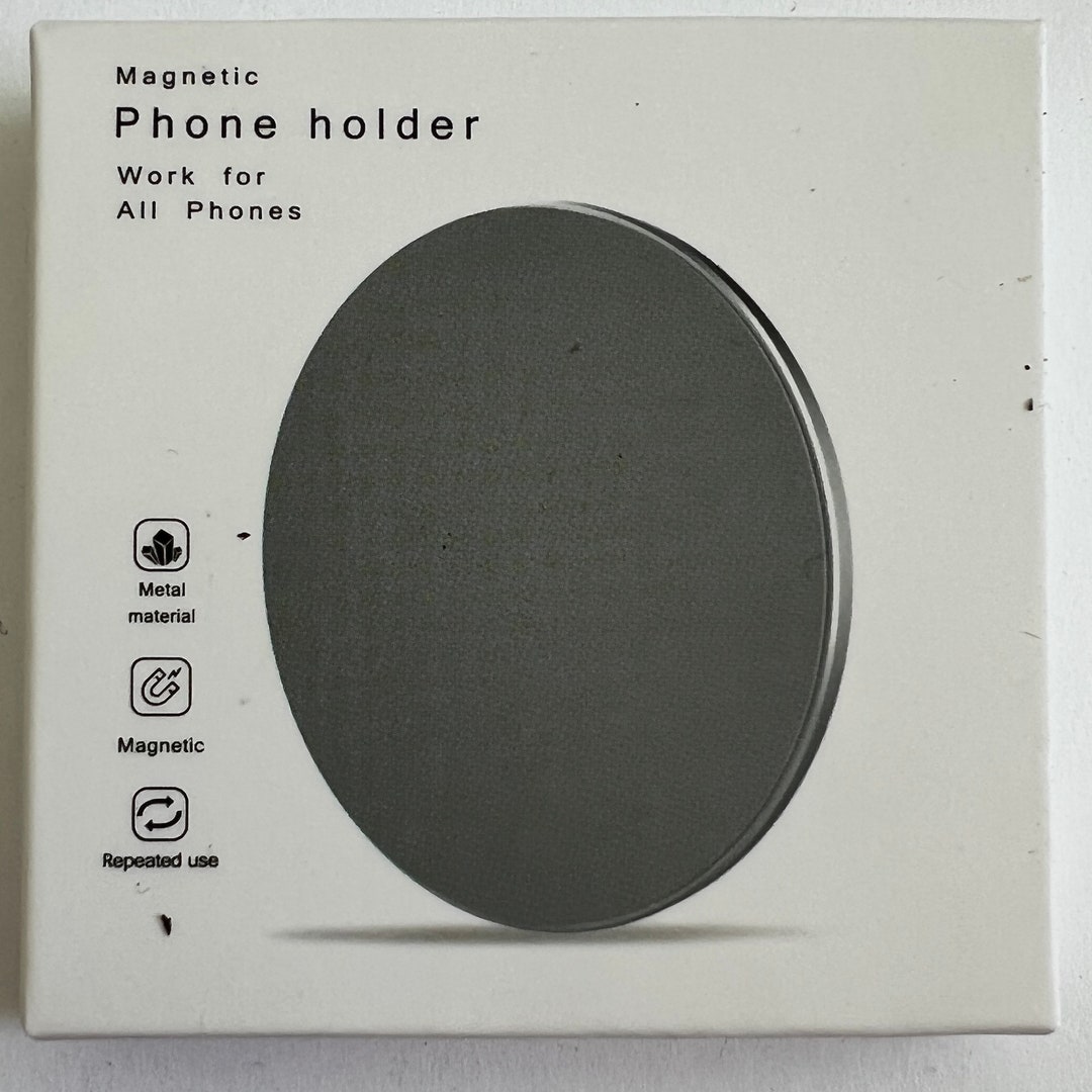 Magnetic Phone Holder, Mag Safe Phone Base Removable Magnetic Base - Etsy