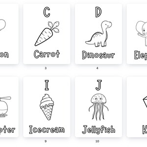 26 Printable ABC Coloring Pages, English, A-Z Template for Kids ...