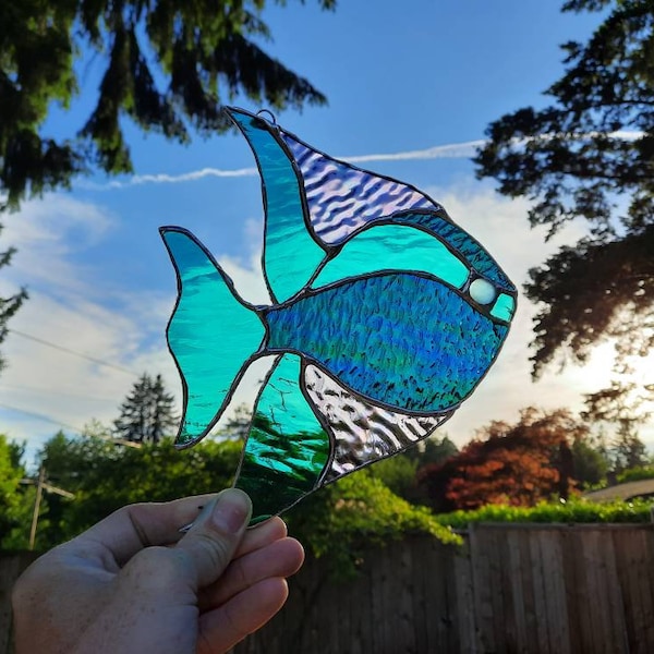 Stained Glass Fish - Etsy