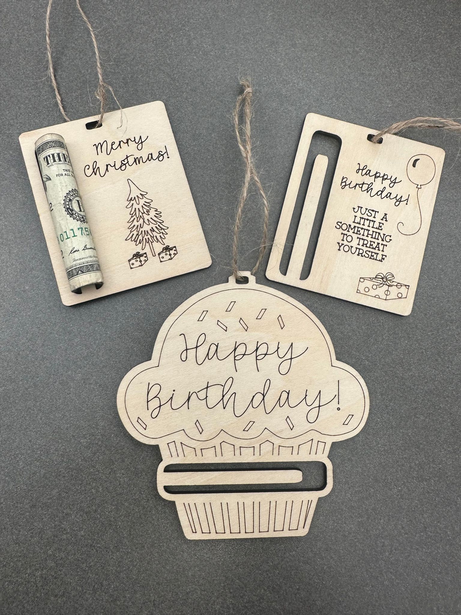 Gift Tag Money Holder - Etsy