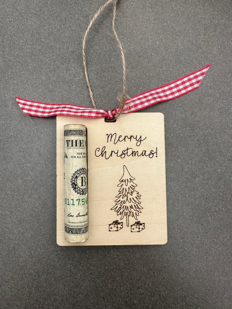 Gift Tag Money Holder - Etsy