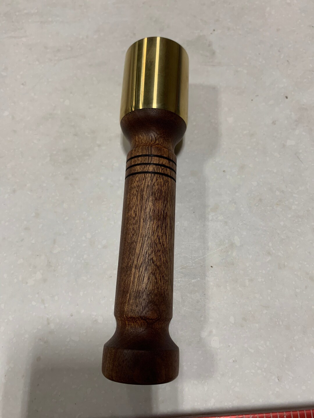 Carvers Mallet Sapele and Brass - Etsy