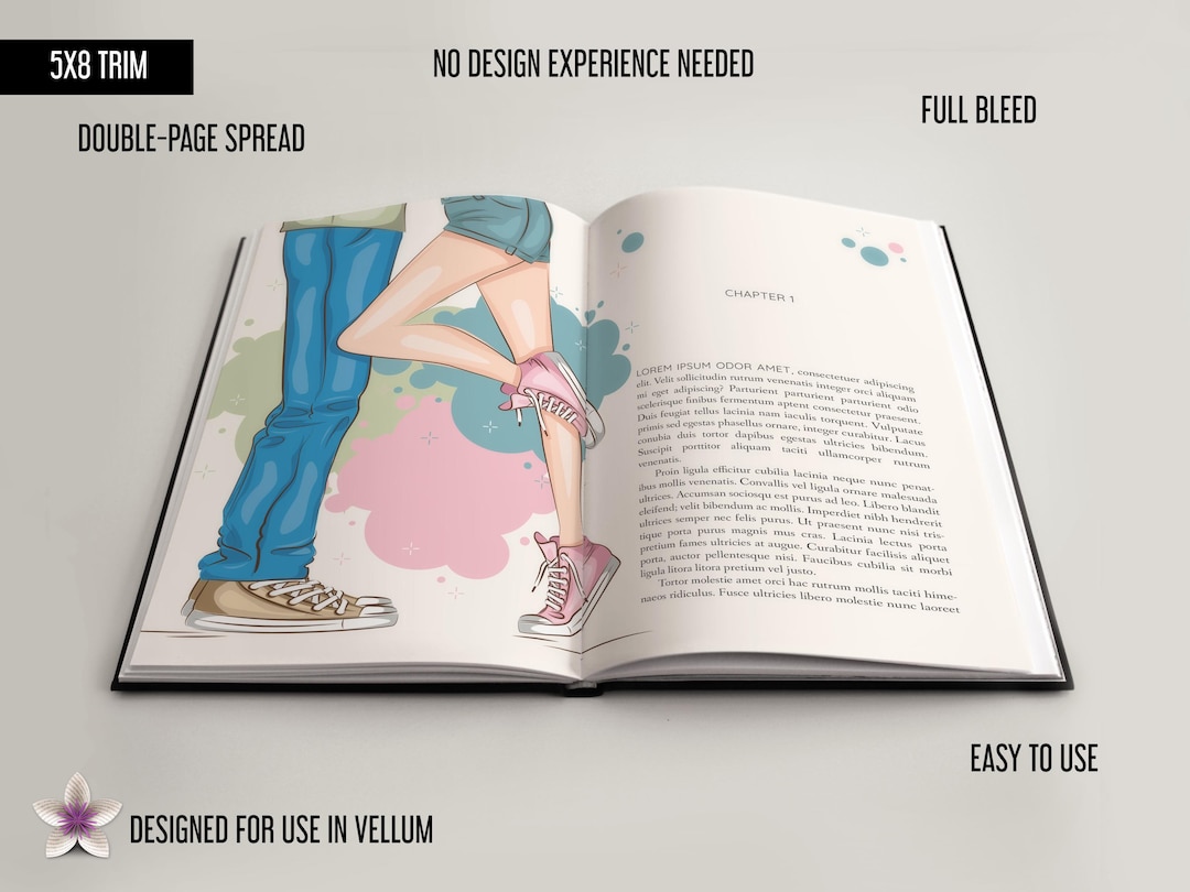 Pre-made Book Formatting Designs for Vellum: "sweet Love" - 5x8 Trim - Etsy