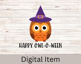 Happy Owl Ween Png - Etsy