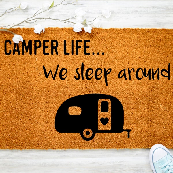 Camper Welcome Mat Etsy