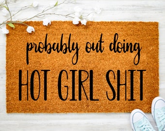 Rude Door Mat - Etsy