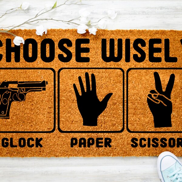 Glock Paper Scissors Svg - Etsy