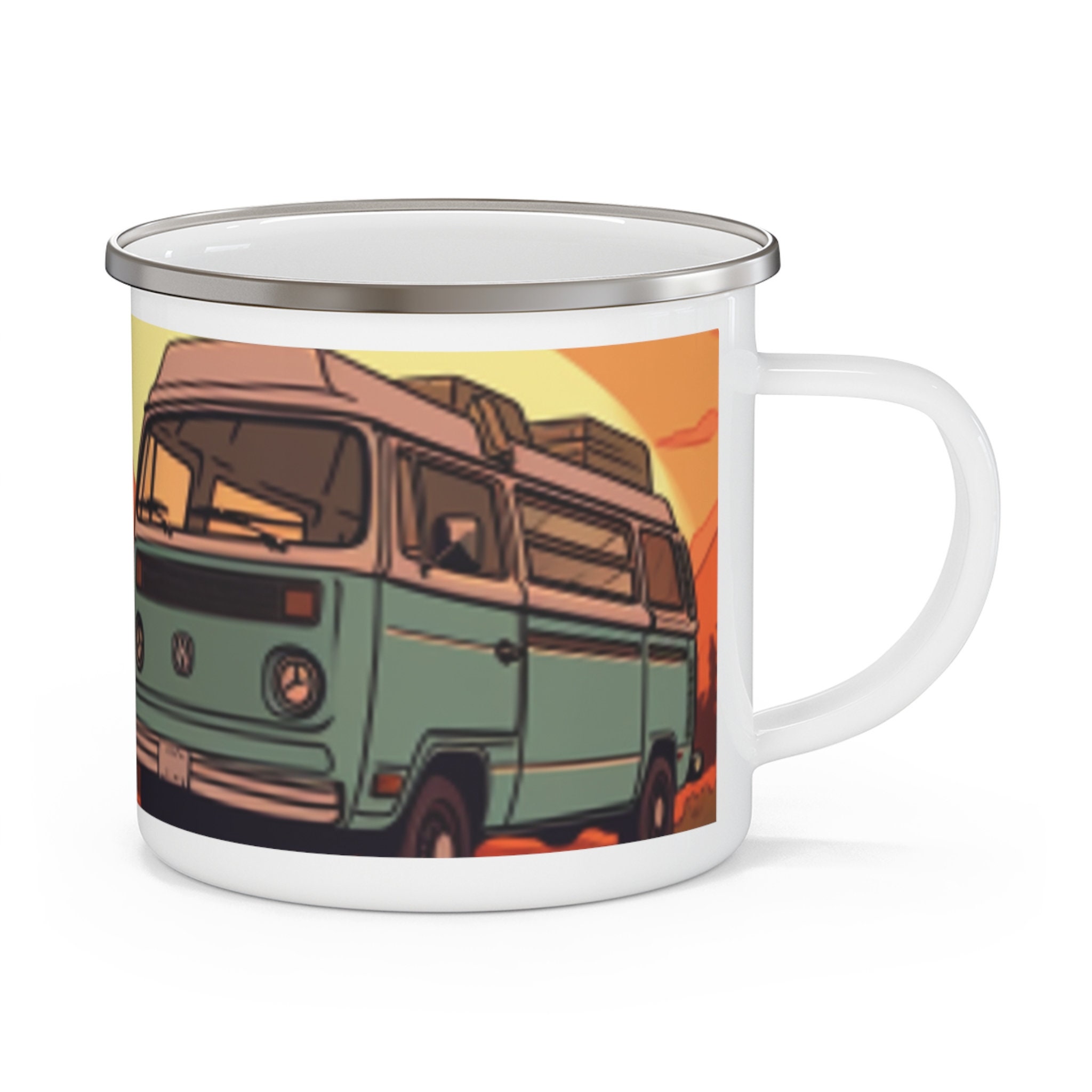 VW Bus Vanlife Van Life Coffee Tea Cozy Outdoors Nature Mountains ...