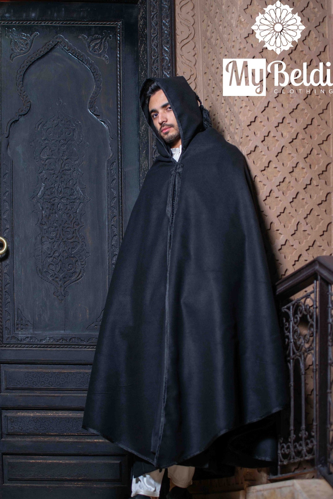 Mens Moroccan Selham Mens Moroccan Cape Mens Selham Mens - Etsy