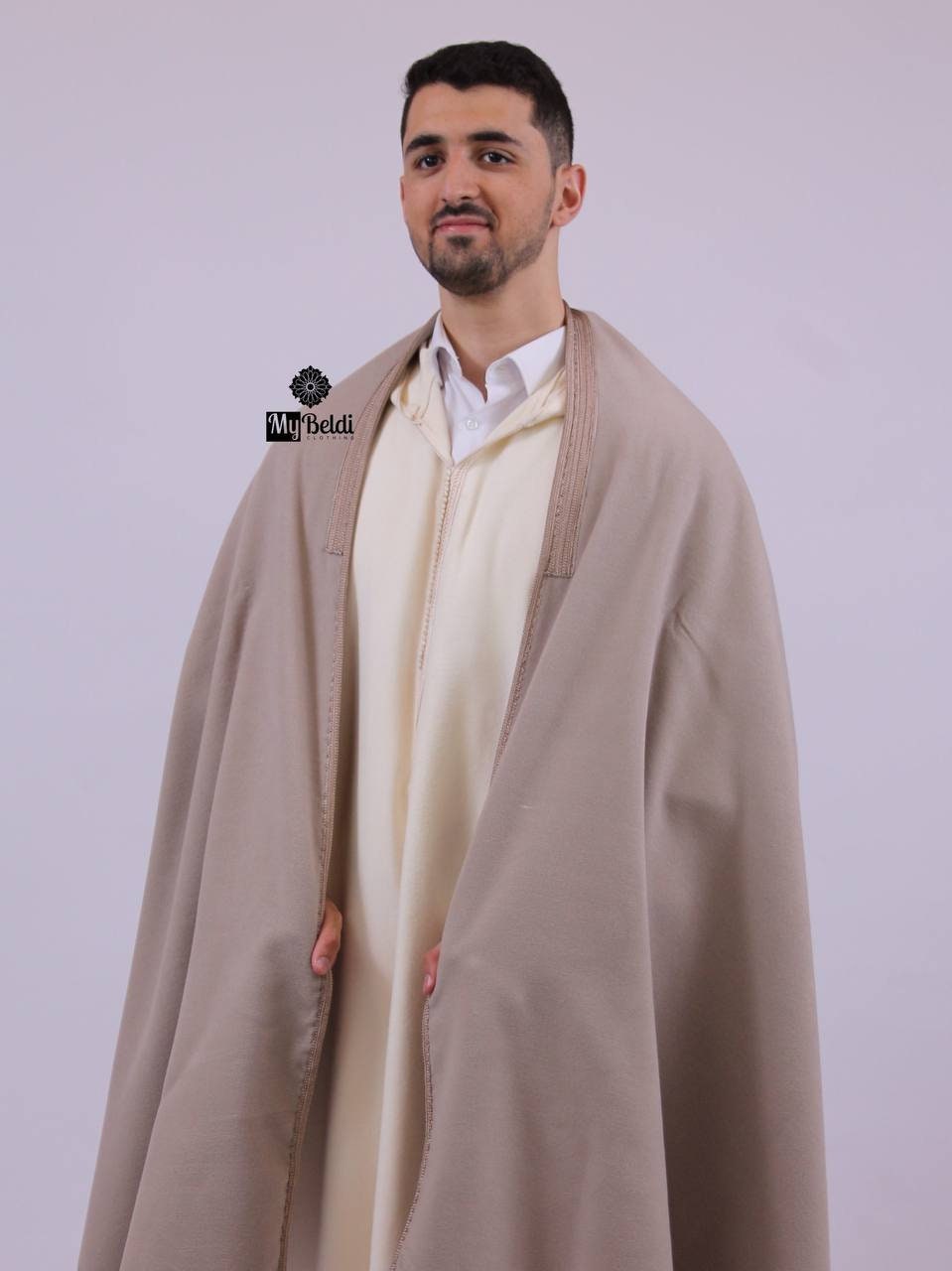 Selham for Men Burnous for Men Beige - Etsy