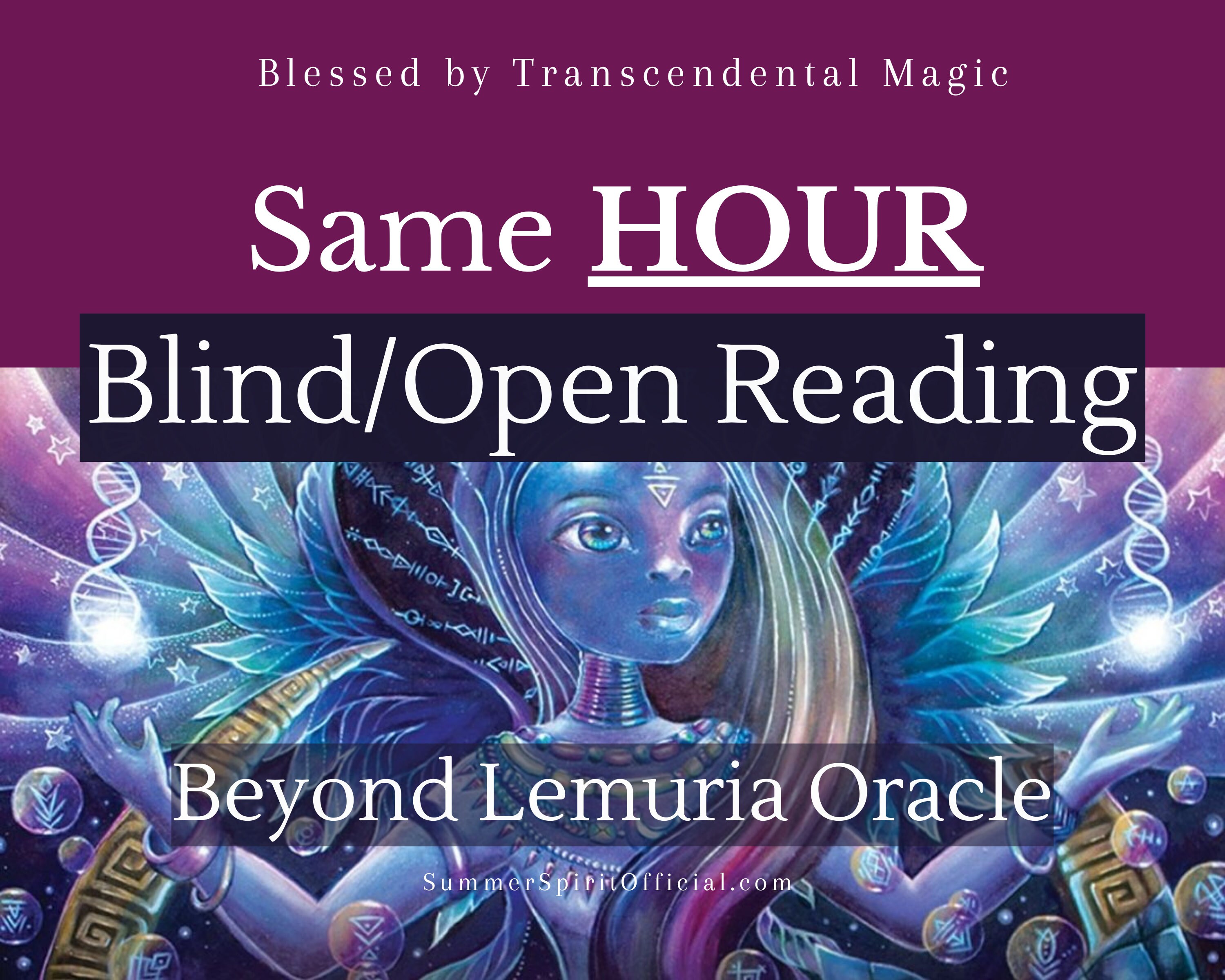 Same Hour Blind/open Oracle Reading: Lemuria Deck - Etsy