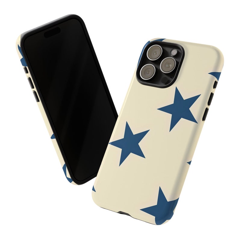 BLUE STARS Phone Case, Cool Star Girl Preppy Trendy Aesthetic, iPhone ...