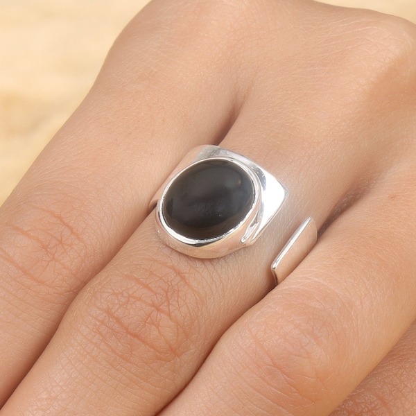 Onyx Ring - Etsy