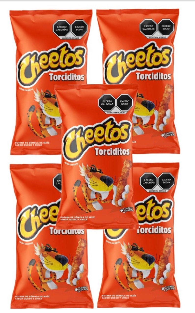 Cheetos Torciditos Sabritas Mexican Chips, 5 BAGS 56 G - Etsy Australia