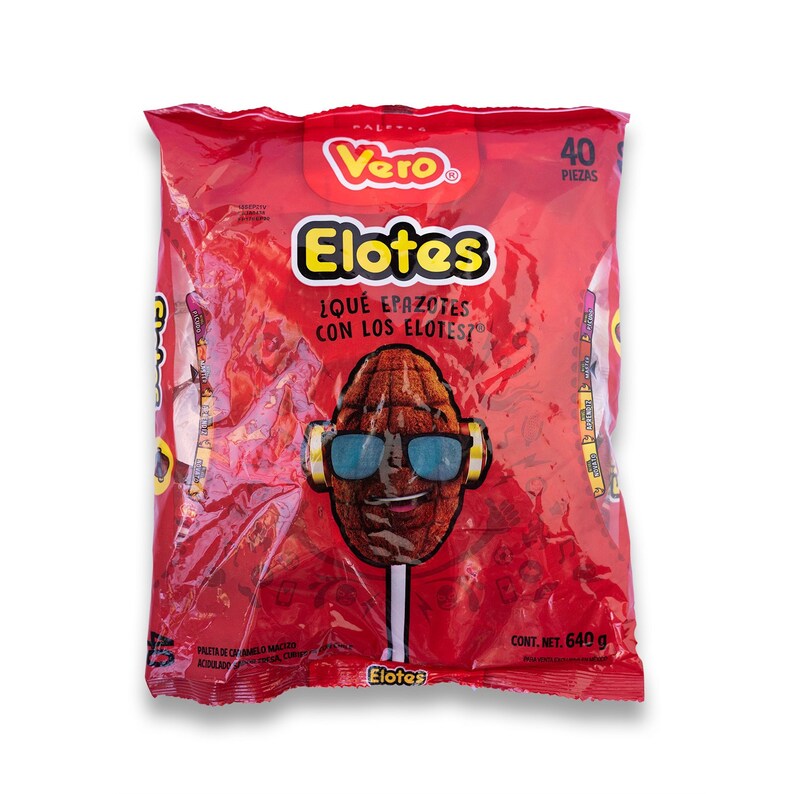 Elotes Vero Lollipop Paletas, 1 Bag 40 Pcs Dulces Mexicanos/mexican ...