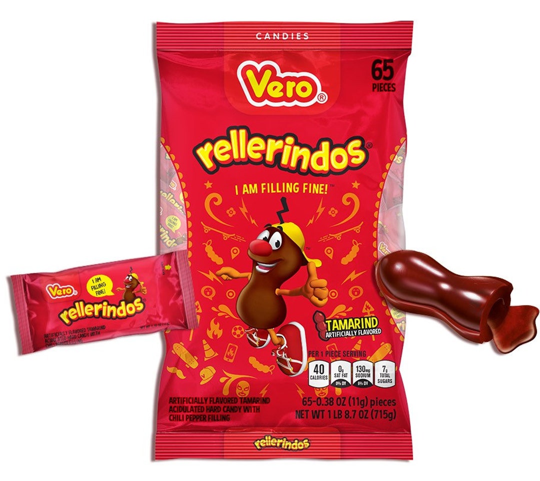 Vero Rellerindos Tamarind Flavor Hard Candy With Soft Center 65-ct Bag ...