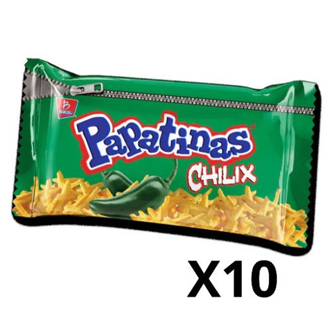 Papatinas Chilix Barcel Mexican Chips, 10 Bags 25 G Each - Etsy