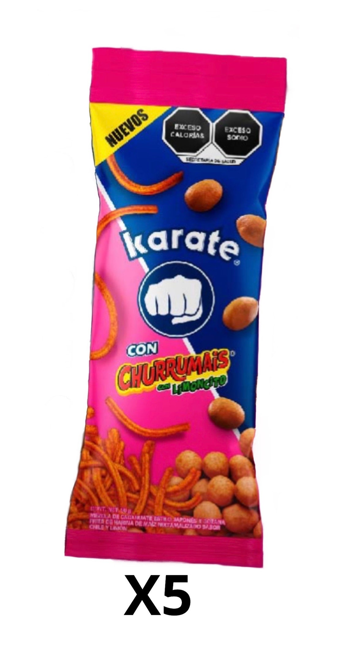 Karate Cacahuates Y Churrumais Con Limoncito Sabritas Mexican - Etsy