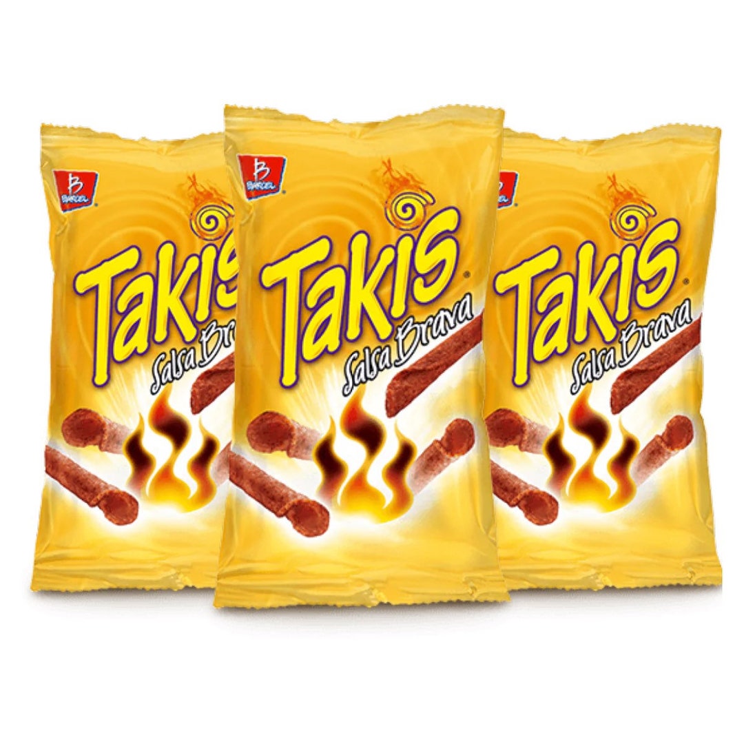 Takis Salsa Brava Barcel, 3 Bags 65G - Etsy