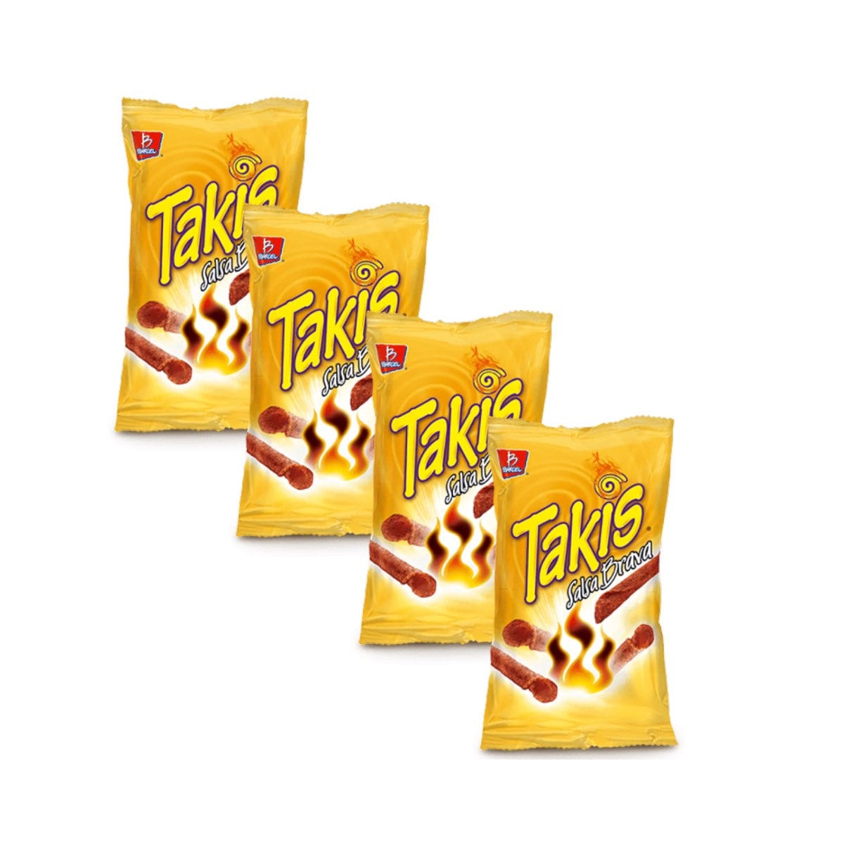 Takis Salsa Brava Barcel, 4 Bags 70g - Etsy
