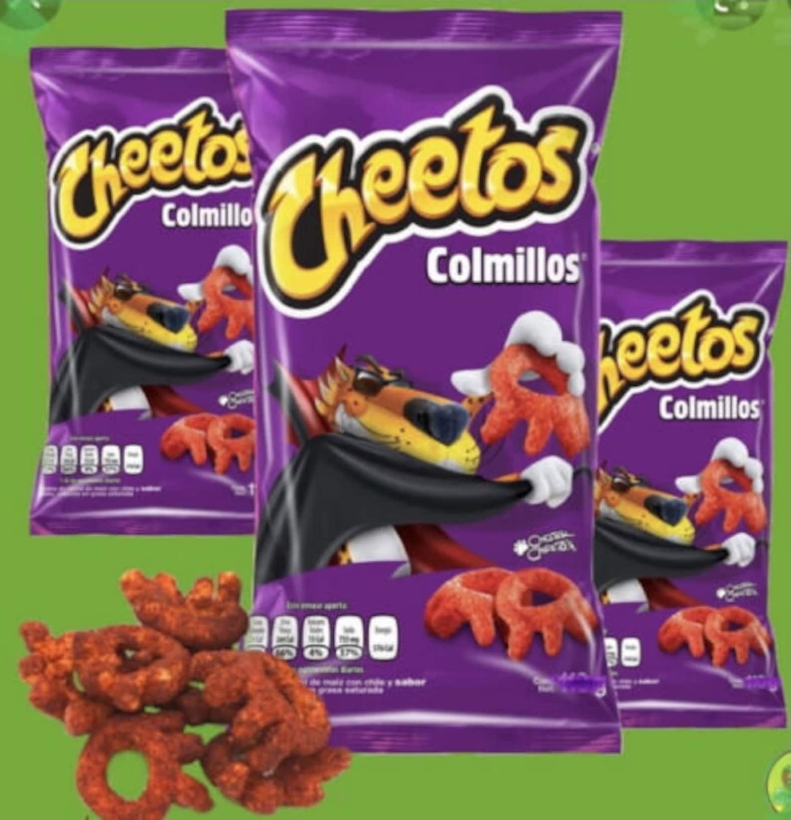 Chetos Colmillos Sabritas Mexican Chips 3 BAGS 28g EACH - Etsy