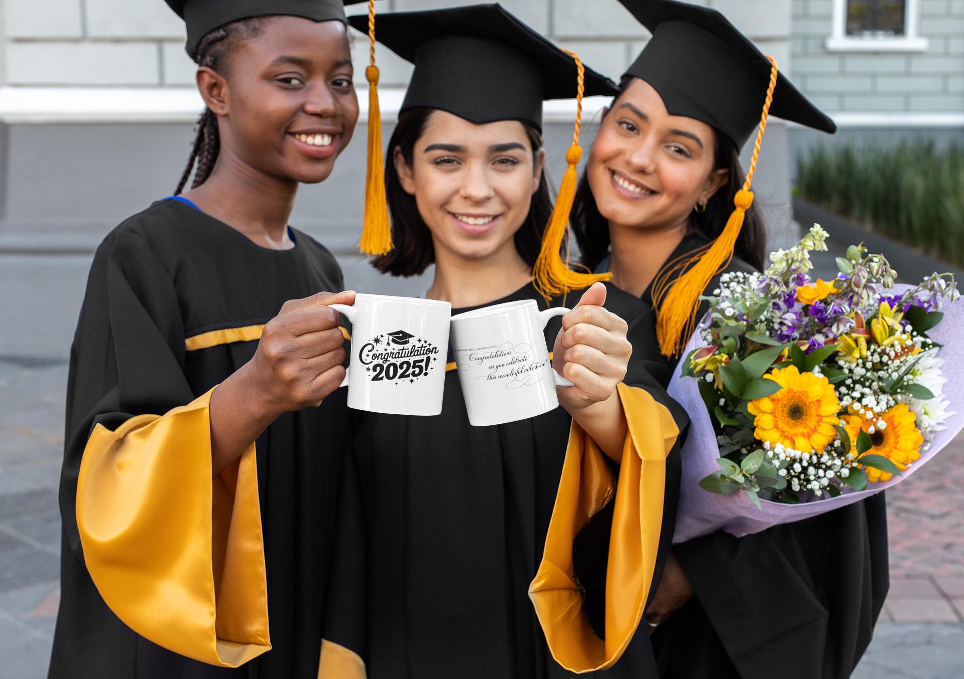 Happy Graduation | Congratulation Gift Ideas White Glossy Mug - Etsy