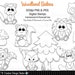 Woodland Babies Digital Stamp Set ~ Graphics Kristi W Designs Personal ...