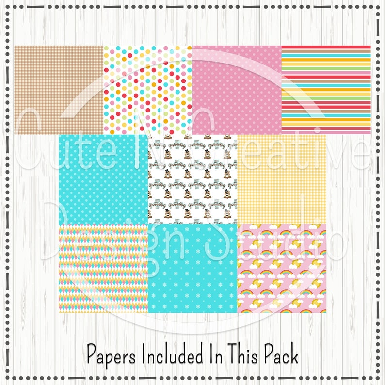 Groundhog Day Coordinating Digital Paper Pack ~ Graphics Kristi W ...