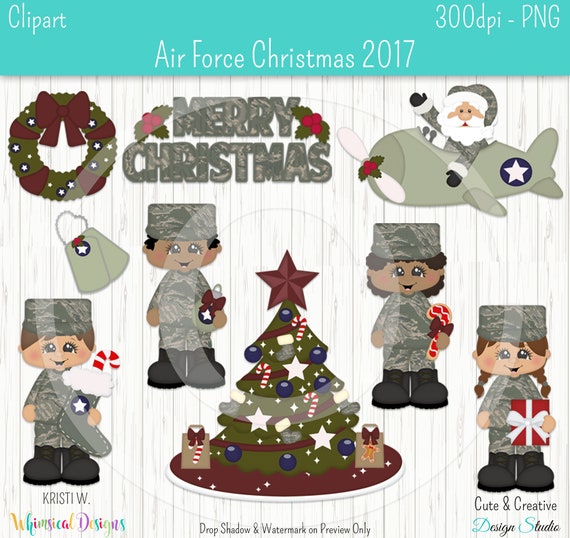 Armed Forces Christmas Clipart