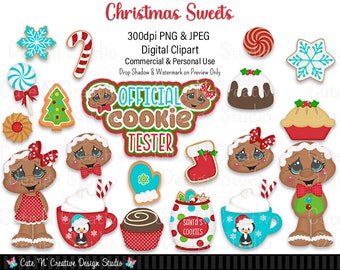 Happy Christmas Mike Digital Clip Art Set Graphics Kristi W Designs ...