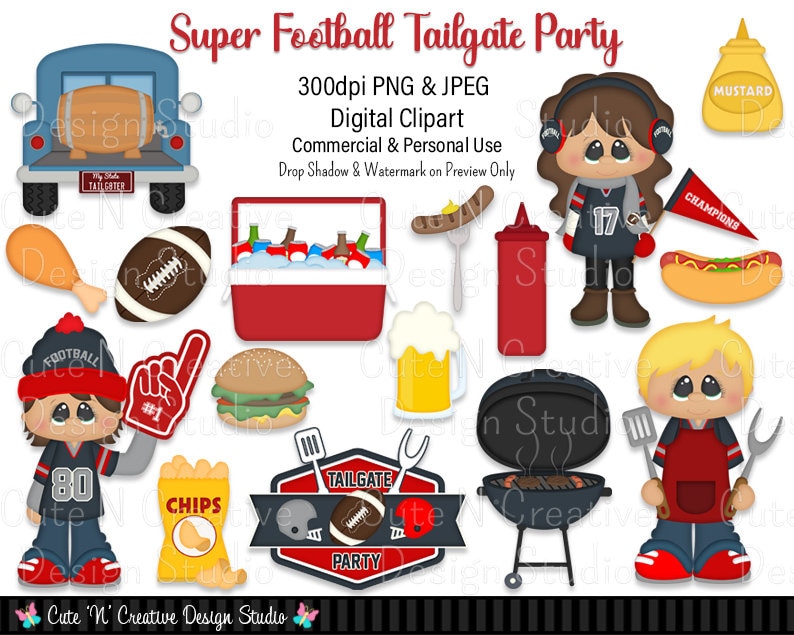 Football Tailgate Food Clipart
