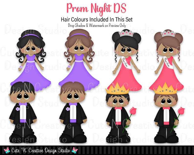 Prom Night DS Digital Clip Art Set ~ Graphics Kristi W Designs Personal ...