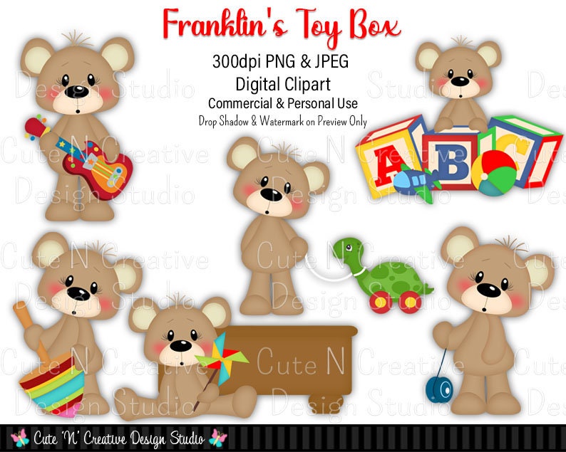 Toy Box Clipart