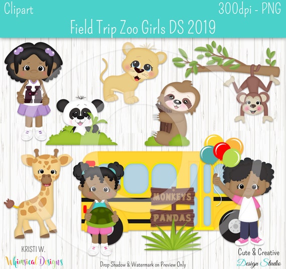 Zoo Field Trip Clip Art