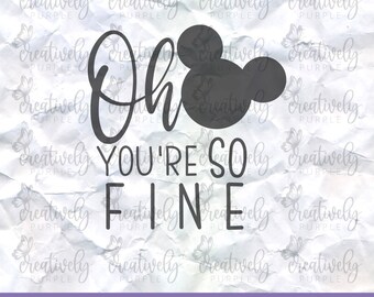 Disney Oh Mickey Your so Fine Im Mickey Couple Matching - Etsy