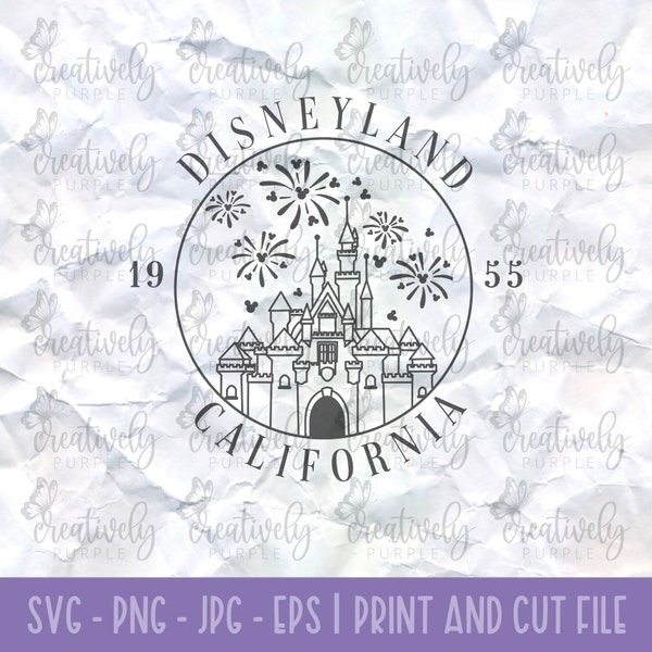 Disneyland Svg - Etsy