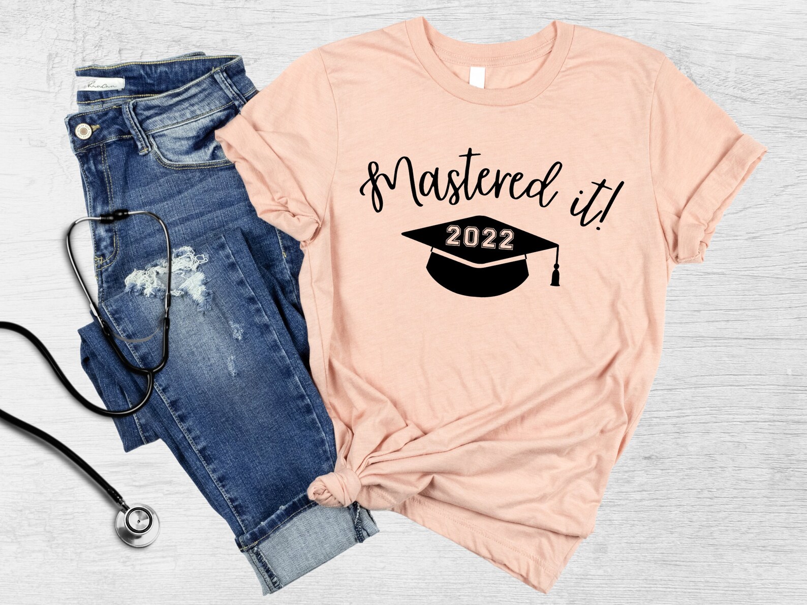 Master's Degree Graduation T-shirt, Mastered It 2022 Shirt, Masters ...